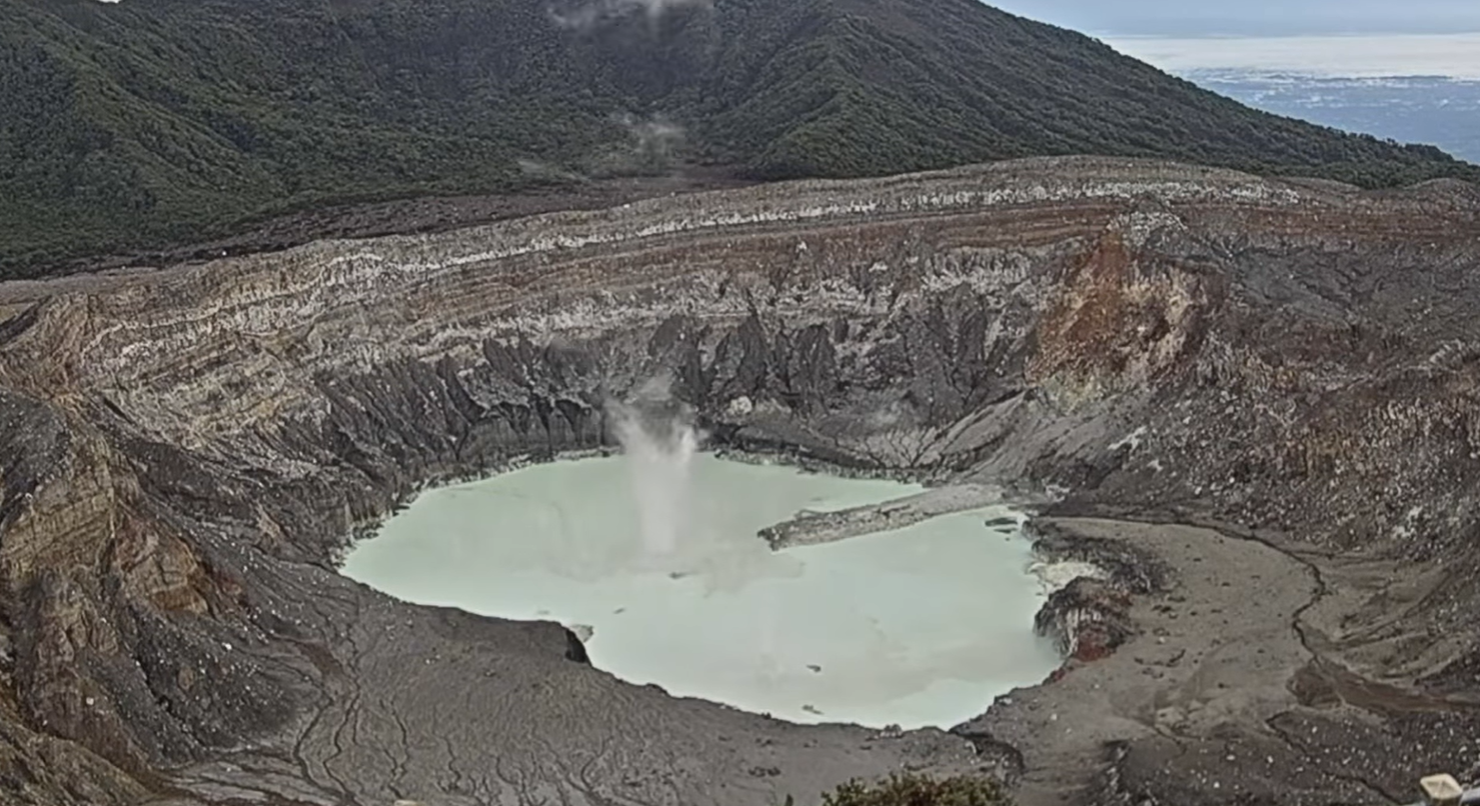 Inusual Tornado en el Lago Cratérico del Volcán Poás: Fenómeno Natural ...
