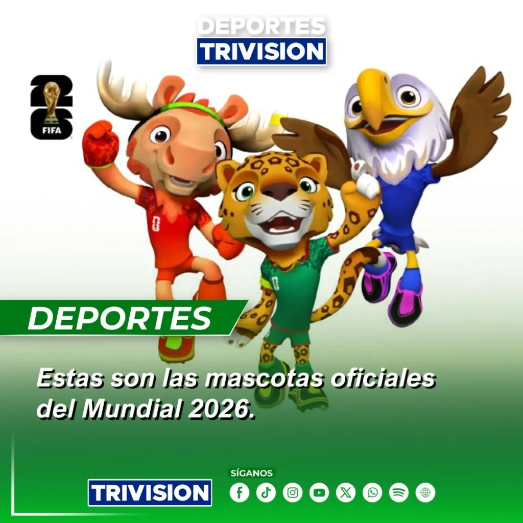 FIFA presenta las mascotas oficiales para la Copa Mundial 2026